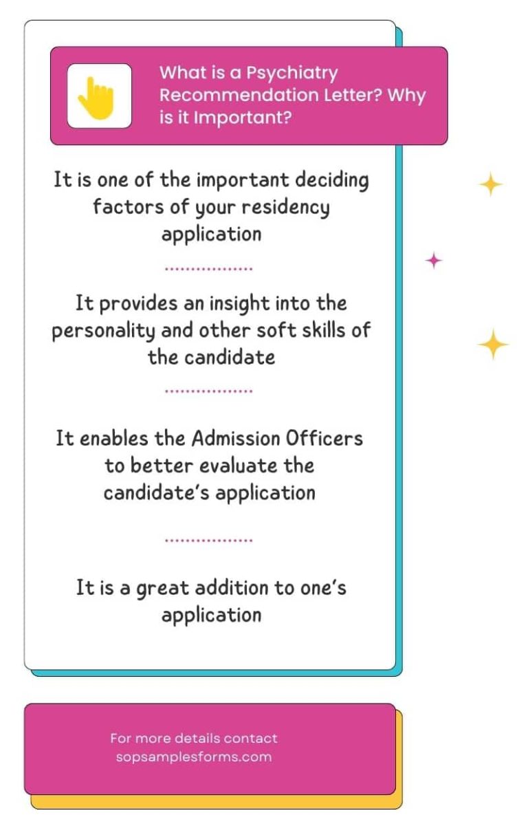 Psychiatry Letter Of Recommendation - Guide & Sample 2023